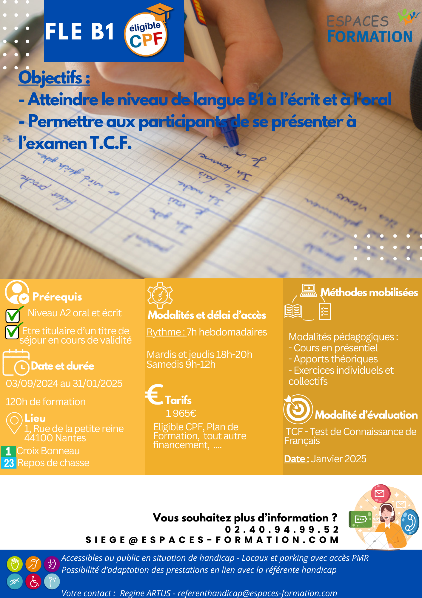 FLE B1 - Espaces Formation